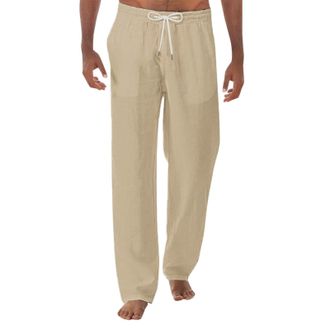 Generic Outdoor Hose Herren - Modische Herren Freizeithose Baumwolle f&uuml;r stilvollen Sommerkomfort Elegante Alltagsmode