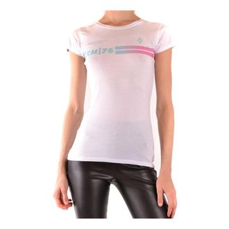 Marcelo Burlon White Cloth Detail Tee - - Tops - Damen - Wei&szlig; - S
