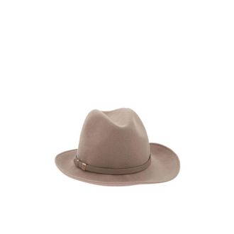 inverni Rabbit Fur Felt Hat - - Accessories - Damen - Beige - 56 CM