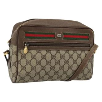 Gucci Pre-owned Vintage GG Canvas Schultertasche - - Pre-owned - Damen - Beige - ONE SIZE