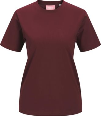 Jack & Jones Damen Jack & Jones Female T-Shirt Jxanna Reg Ss Every Tee JRS Noos, Cabernet, XS EU