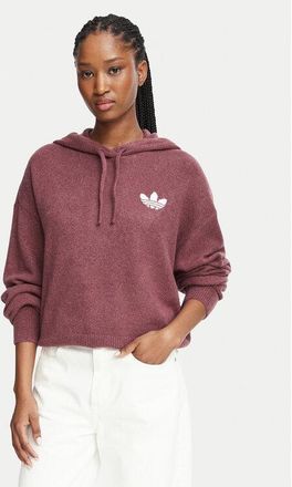 adidas Sweatshirt Essentials IA4447 Dunkelrot Loose Fit