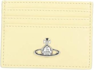 Vivienne Westwood Femme, Accessoires, Jaune, Taille: ONE Size Porte-cartes Orb Detail