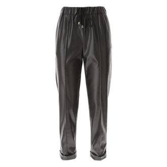 Liviana Conti Schwarze Hose - Stilvoll und Schick - - Trousers - Damen - Schwarzk - M