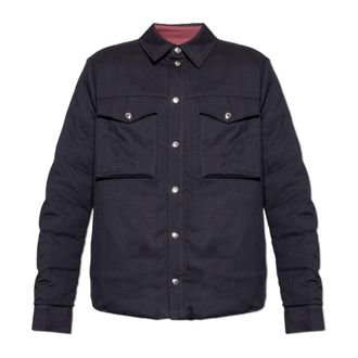 Dolce & Gabbana Reversible Hemdjacke - - Jackets - Herren - Blau - L