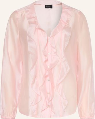 s.Oliver Black Label S.Oliver Black Label Bluse Mit Volants rosa
