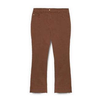 Fiorella Rubino Damen, Hosen, Braun, 2XLGr&ouml;&szlig;e