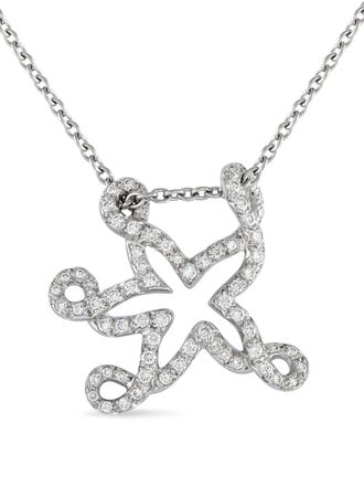 Dior collier Starfish en or blanc 18ct pavé de diamants