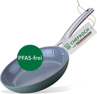 Fackelmann Chefkoch trifft Keramikpfanne Stuttgart &Oslash; 24 cm - Hochwertige Antihaftbeschichtung, 100% recyceltes Aluminium, backofengeeignet bis 200&deg;