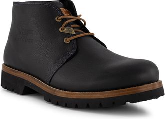 Panama Jack Herren Desert Boots schwarz Glattleder