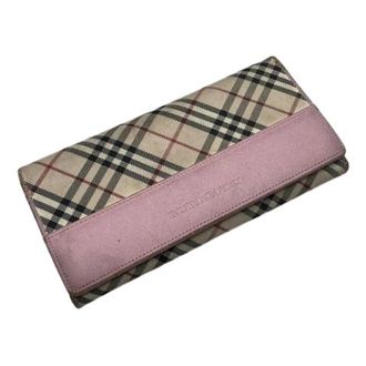 Burberry Portefeuille Pre-owned - Femme - Pre-owned - Rose - Taille: ONE Size