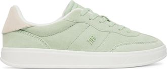 Tommy Hilfiger Sneakers Tommy Hilfiger Th Heritage Monogram Sneaker FW0FW09180 Gr&uuml;n