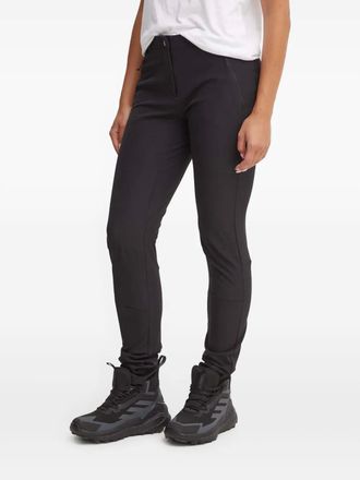 Jack Wolfskin pantalon à logo imprimé - Noir