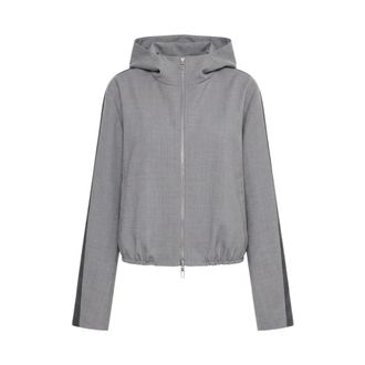 Sportmax Lepre Bomber - - Jackets - Damen - Grau - XS