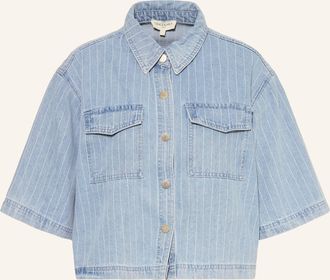 Grace & Mila Grace & Mila Jeansbluse Vita blau