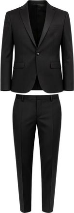 Calvin Klein Homme, Costumes, Noir, Taille: XL Costume Homme Laine Crois&eacute;