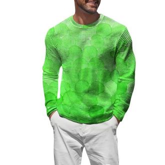 Generic Haut &agrave; col roul&eacute; pour homme, col roul&eacute; l&eacute;ger et respirant, confortable, doux au toucher, haut de printemps et dautomne, Vert, 3XL