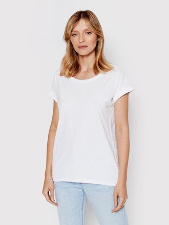 Vila T-Shirt Dreamers 14025668 Weiß Regular Fit