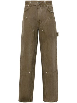 Givenchy jean Carpenter &agrave; coupe ample - Gris
