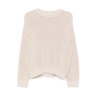 PESERICO Pullover mit Pailletten - - Knitwear - Damen - Beige - L