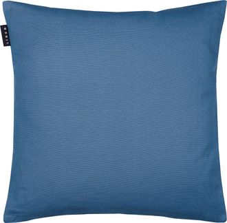 Linum Annabell Elegant Kissenhülle 50x50 cm, 100% Baumwolle, Maschinenwaschbar, Tiefseeblau