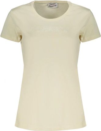 Freddy Femme, Tops, Beige, Taille: 40 FR T-shirt &agrave; manches courtes