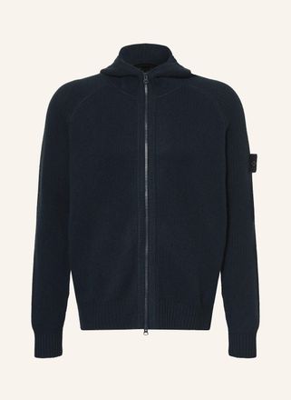Stone Island Strickjacke Ghost Aus Cashmere blau