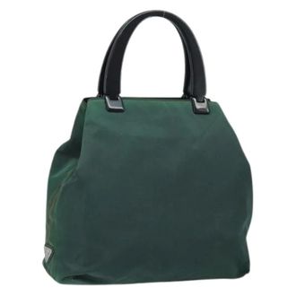Prada Pre-owned Nylon Vintage Handtasche - - Pre-owned - Damen - Gr&uuml;n - ONE SIZE