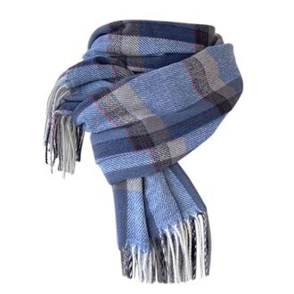 Generic Ch&acirc;le r&eacute;tro cor&eacute;en pour femme - Automne Hiver 2024 - Imitation chaude - Suger, bleu, Taille unique