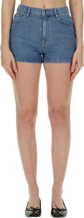 Rotate Rotate Birger Christensen, Damen, Shorts, Blau, W28Gr&ouml;&szlig;e