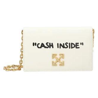 Off-white Leder schultertasche - - Bags - Damen - Wei&szlig; - ONE SIZE