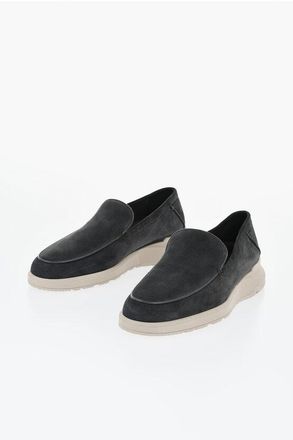 Corneliani Suede Loafers with Rubber Sole size 40,5