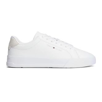 Tommy Hilfiger Herren TH Court CORE FM0FM05904YBS006 Low-Top, Wei&szlig;, 45