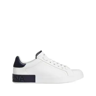 Dolce & Gabbana Homme, Chaussures, Blanc, Taille: 43 EU Portofino Baskets