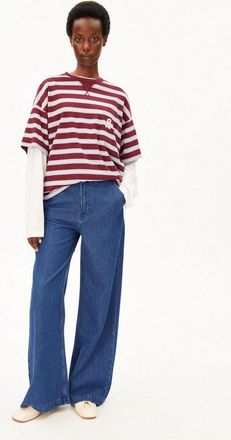 Armedangels T-Shirt ICONIC &Aring; STRIPE T-Shirt aus 100% Bio-Baumwolle Oversized Fit