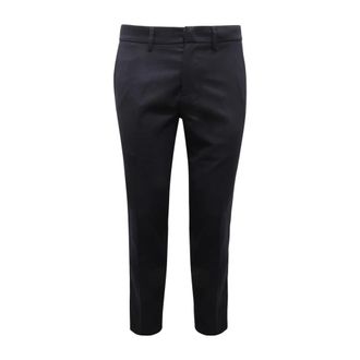 Paolo Pecora Wollmischungshose- Made in Italy - - Trousers - Herren - Blau - XS