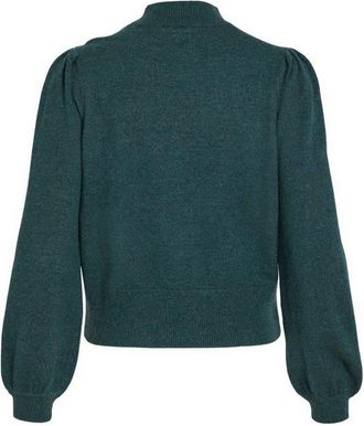 Vila Strickpullover VIRil (1-tlg) Drapiert/gerafft