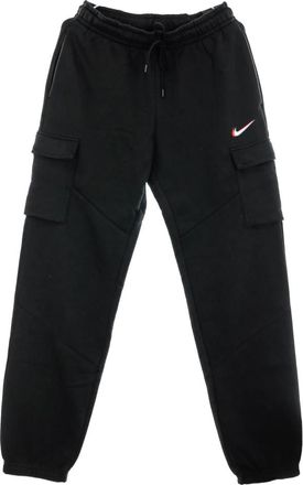Nike Fleece-Trainingsanzug-Cargohose Schwarz - - Sport - Damen - Schwarzk - L