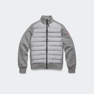 Canada Goose HyBridge Huron Rei&szlig;verschlussjacke (M&auml;nnlich, Stone Heather, M)