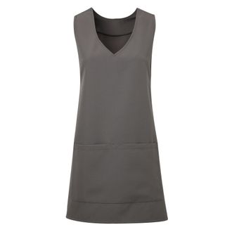 Premier Unisex Sch&uuml;rzen Tunica (2 St&uuml;ck/Packung) (Dunkelgrau)