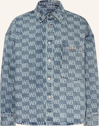 Worst Behavior Wrstbhvr Jeans-Overshirt Largo blau