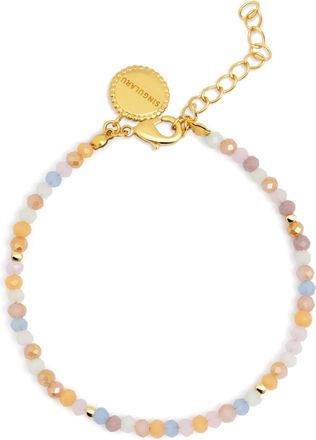 Singularu Daphne Armband. Edelstahl mit 18 Kt Vergoldeter Beschichtung und Kristalle. Schmuck für Damen