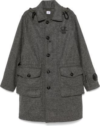 C.P. Company Shetland Mantel - Grau