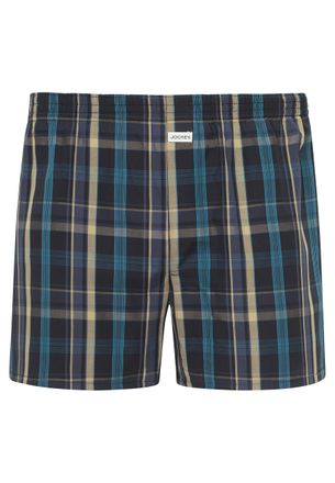 Jockey Herren Everyday Check Woven Boxer, Jockey Blue Harper Plaid, 2XL