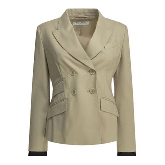 Max Mara Placido Blazer - - Jackets - Damen - Beige - XS