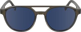 Lacoste Lunettes de Soleil L6008S 210 TRANSPARENT BROWN 53/19/145 Homme