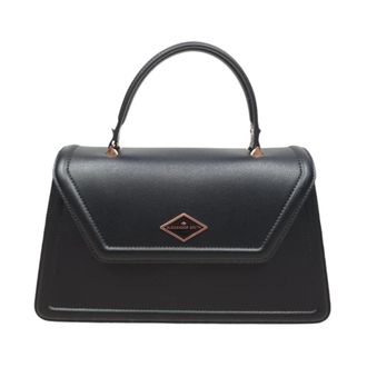 Alexander Smith Eco Leder Handtasche Elisabeth Large - - Bags - Damen - Schwarzk - ONE SIZE