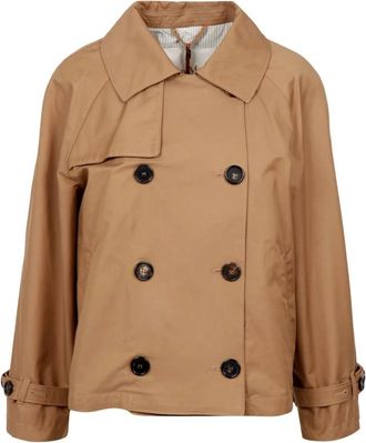 Max Mara Femme, Vestes, Beige, Taille: 40 FR The Cube Safari Coat