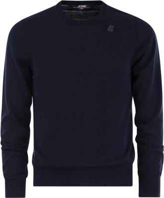 K-Way Homme, Pulls, Bleu, Taille: S Pull Ras du Cou Sebastien