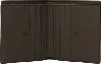 Burberry Hommes Portefeuille Tissu Beige/Sable